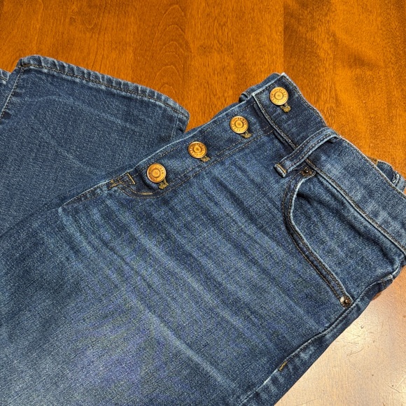 J. Crew | Jeans | J Crew Straightaway Jeans Exposed Button Fly Buff ...
